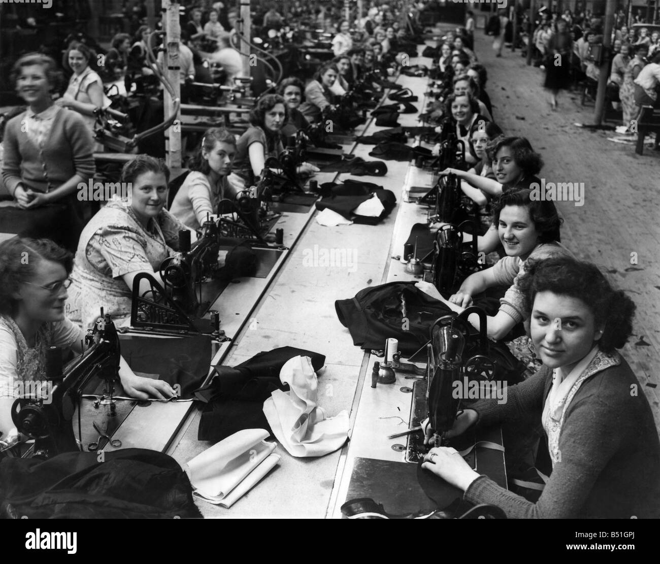Manufacturing production line Black and White Stock Photos & Images - Alamy