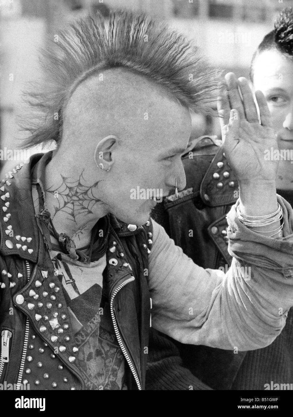 James O' Donald Glasgow punk in the Kings Road. March 1983 P000215 ...