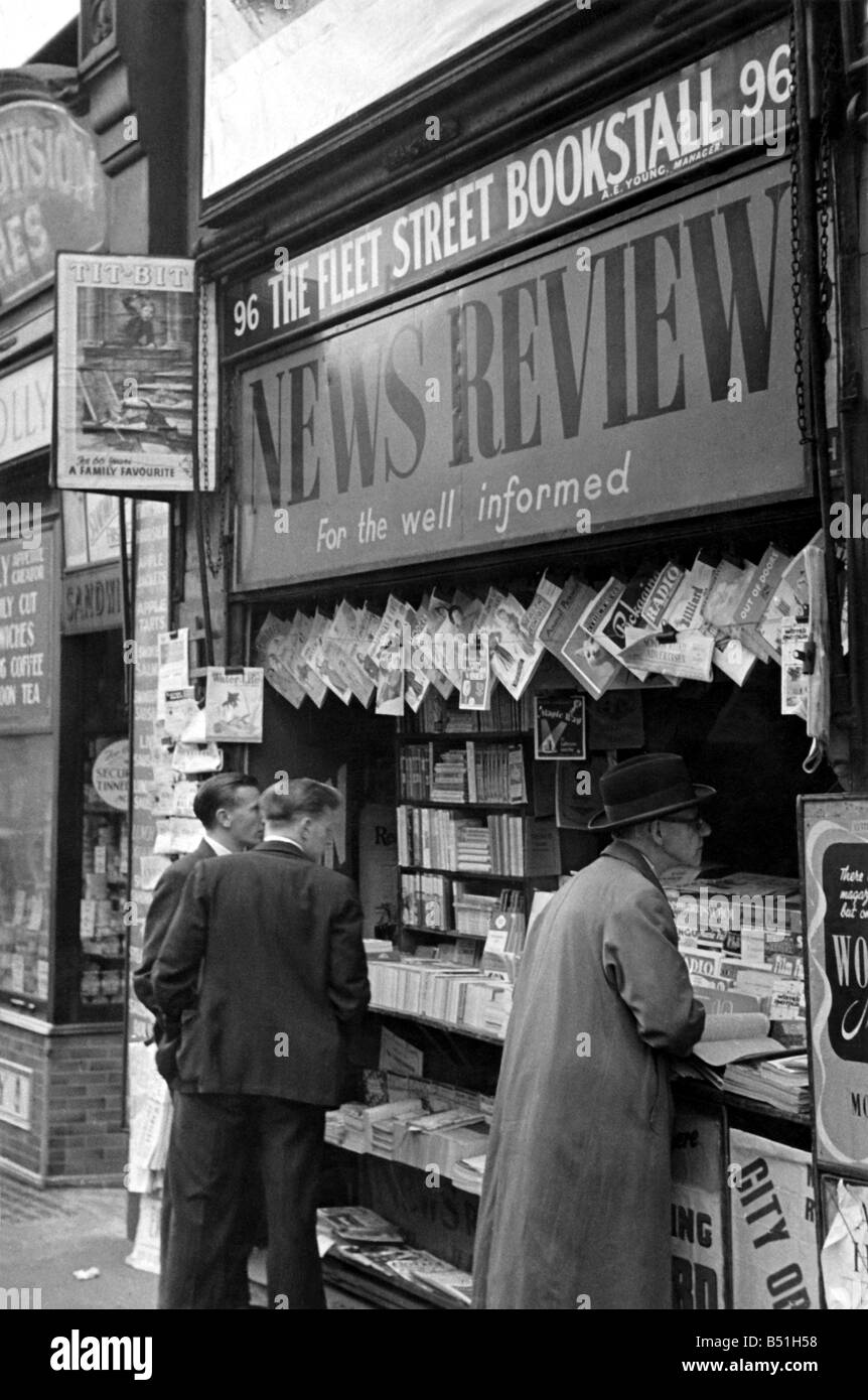 1950s newspaper hi-res stock photography and images - Alamy