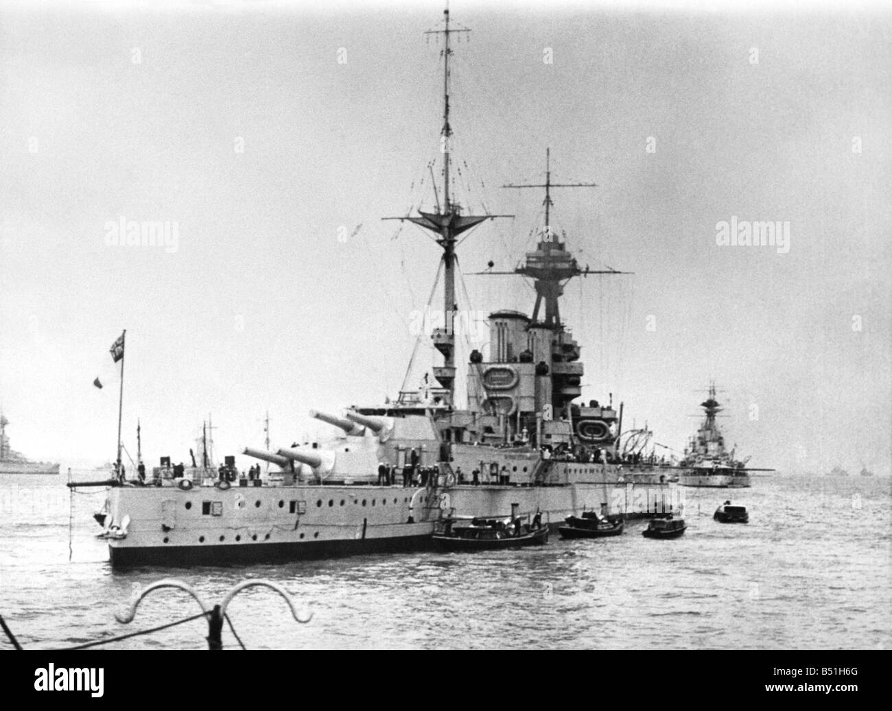 H.M.S. Queen Elizabeth. Crica 1920 P000158 Stock Photo - Alamy