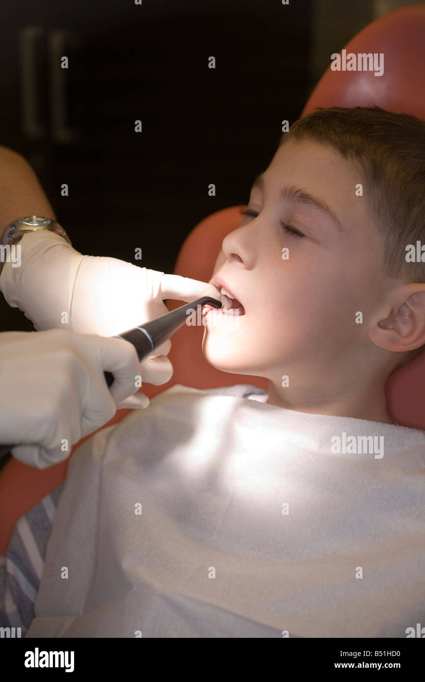 boy at the dentist Stock Photo - Alamy