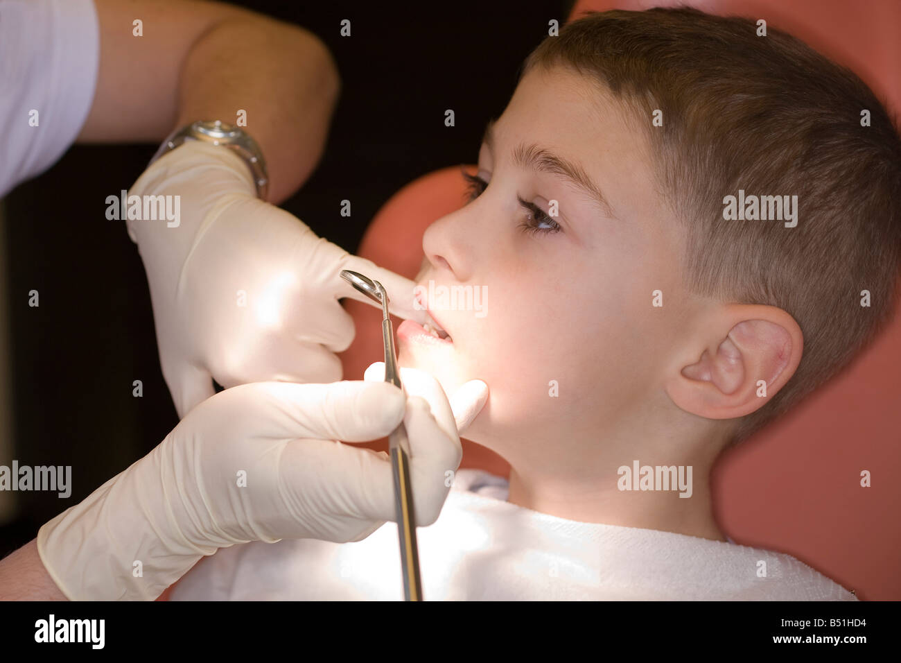 boy at the dentist Stock Photo - Alamy