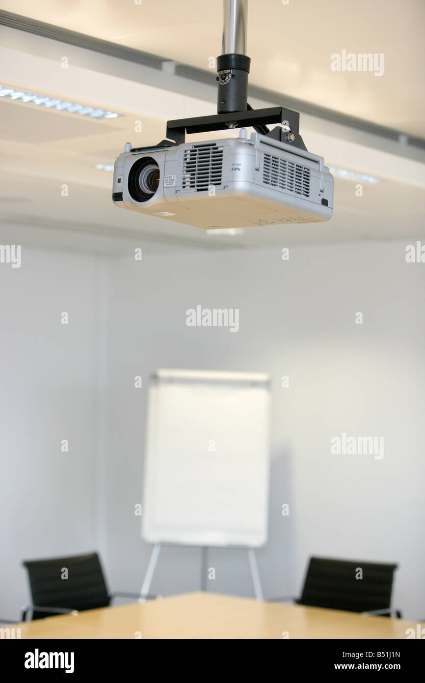 Overhead Projector in Boardroom Stock Photo - Alamy