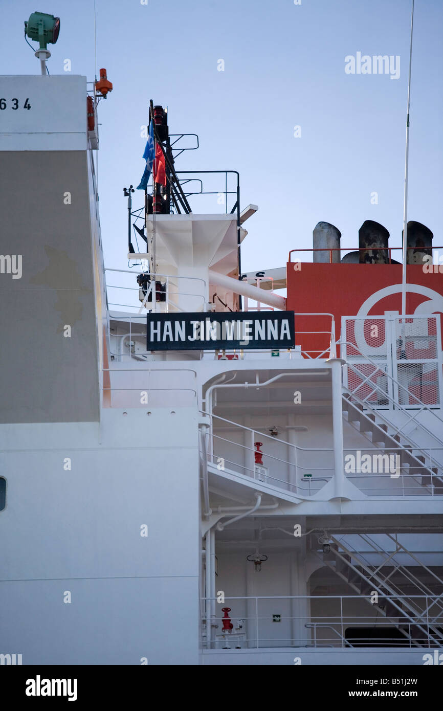 Container cargo ship Hanjin Vienna Stock Photo - Alamy Container cargo ship Hanjin Vienna Stock Photo - Alamy