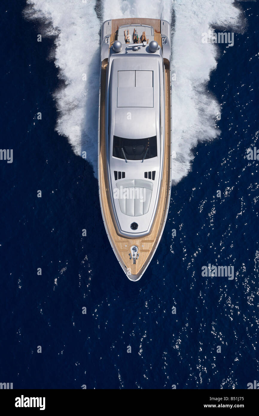 Yachting shot above sea hi-res stock photography and images - Alamy