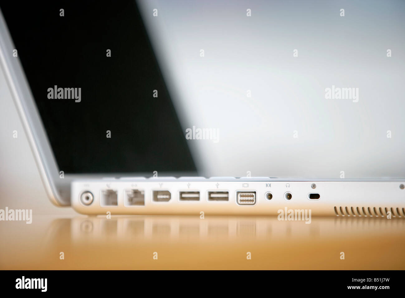 Close-up of Laptop Computer Stock Photo - Alamy