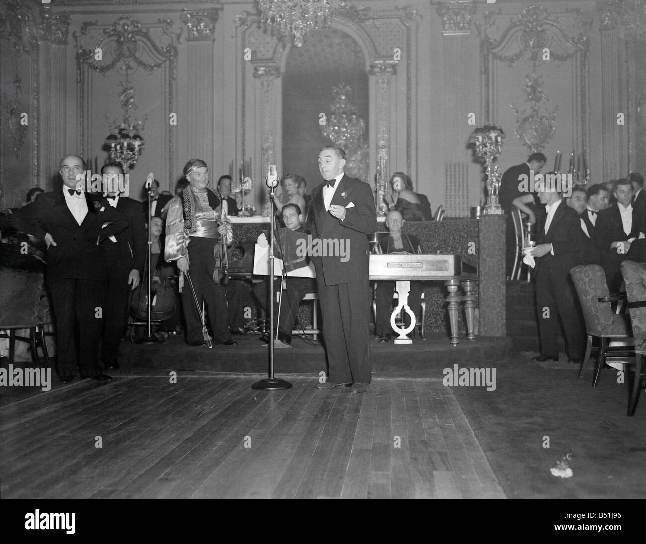 21 Room London's new and lavish night club, 1949;Teddy Knox, Crazy Gang ...