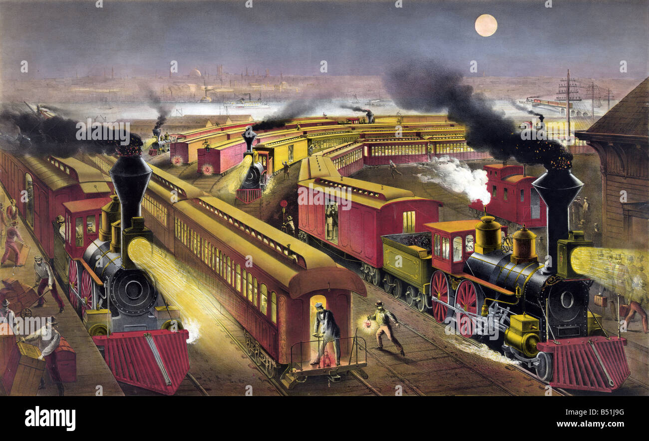 1870 Steam Engine High Resolution Stock Photography and Images - Alamy