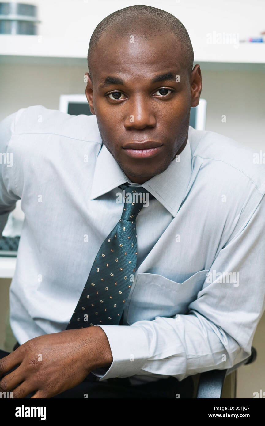 Portrait of Businessman Stock Photo - Alamy