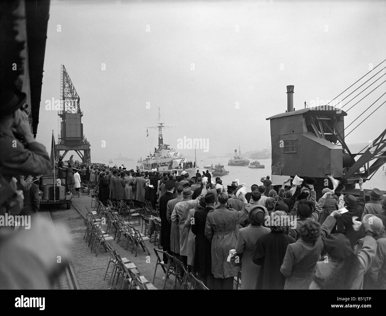 Arrives into portsmouth harbour hi-res stock photography and images - Alamy