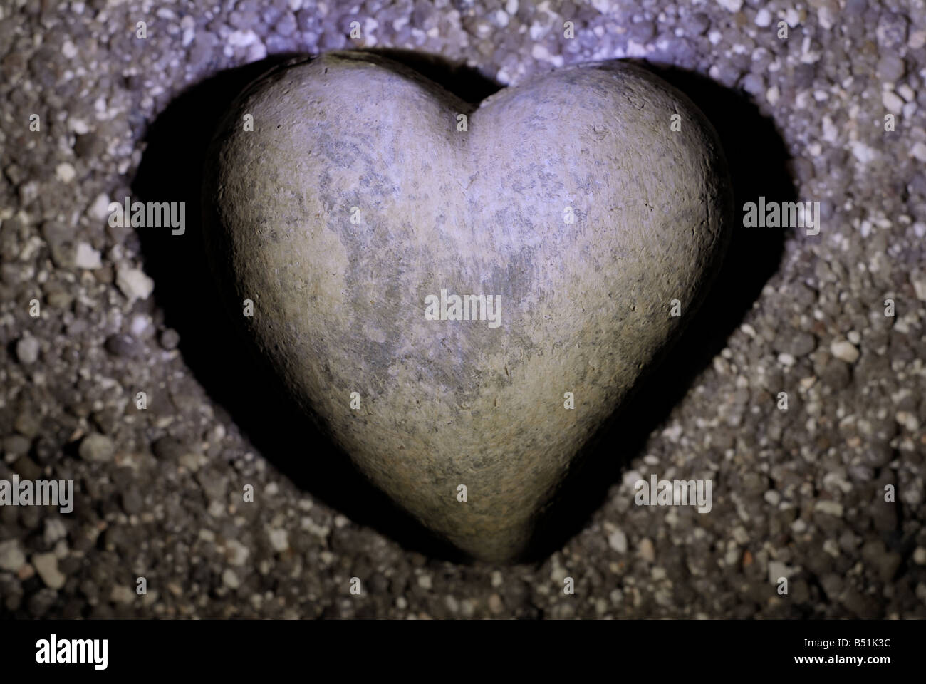 Heart of stone Stock Photo - Alamy