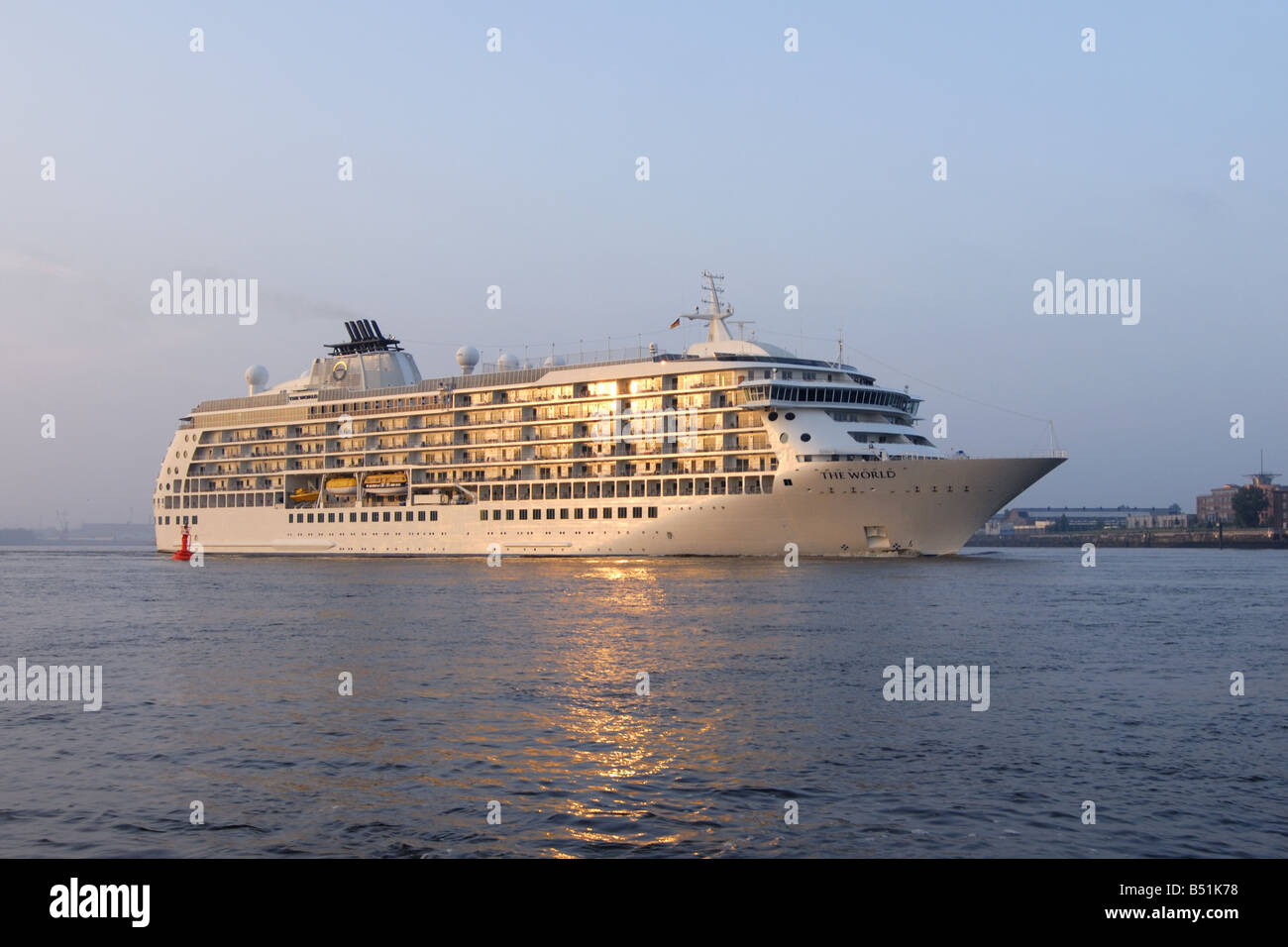 Cruise ship The World Stock Photo - Alamy