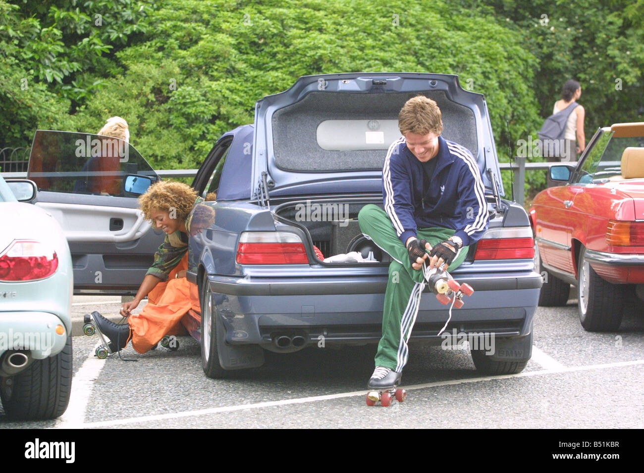 Spice Girl Mel B June 2001 is pictured with her boyfriend actor Max ...