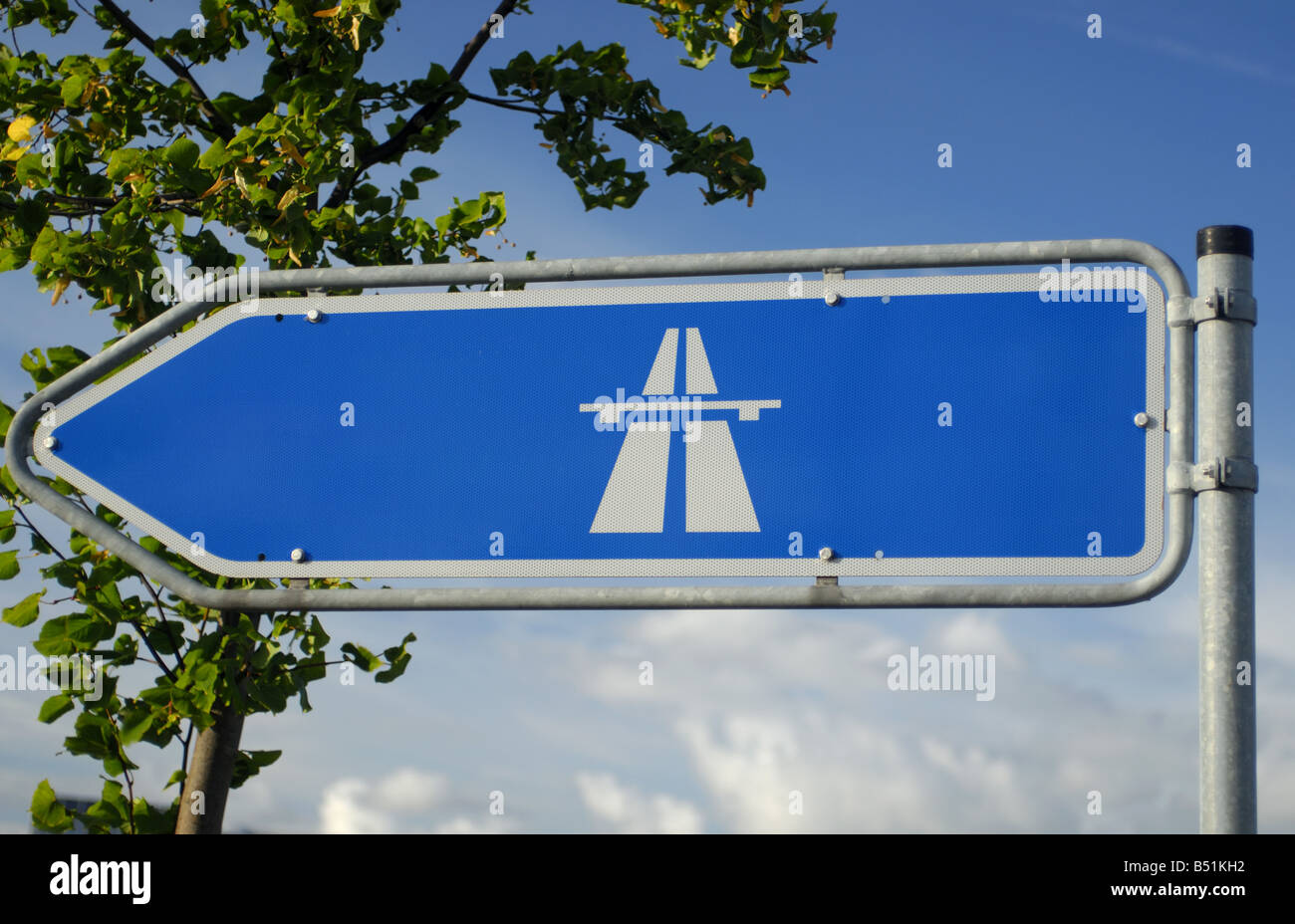 motor way sign Stock Photo - Alamy