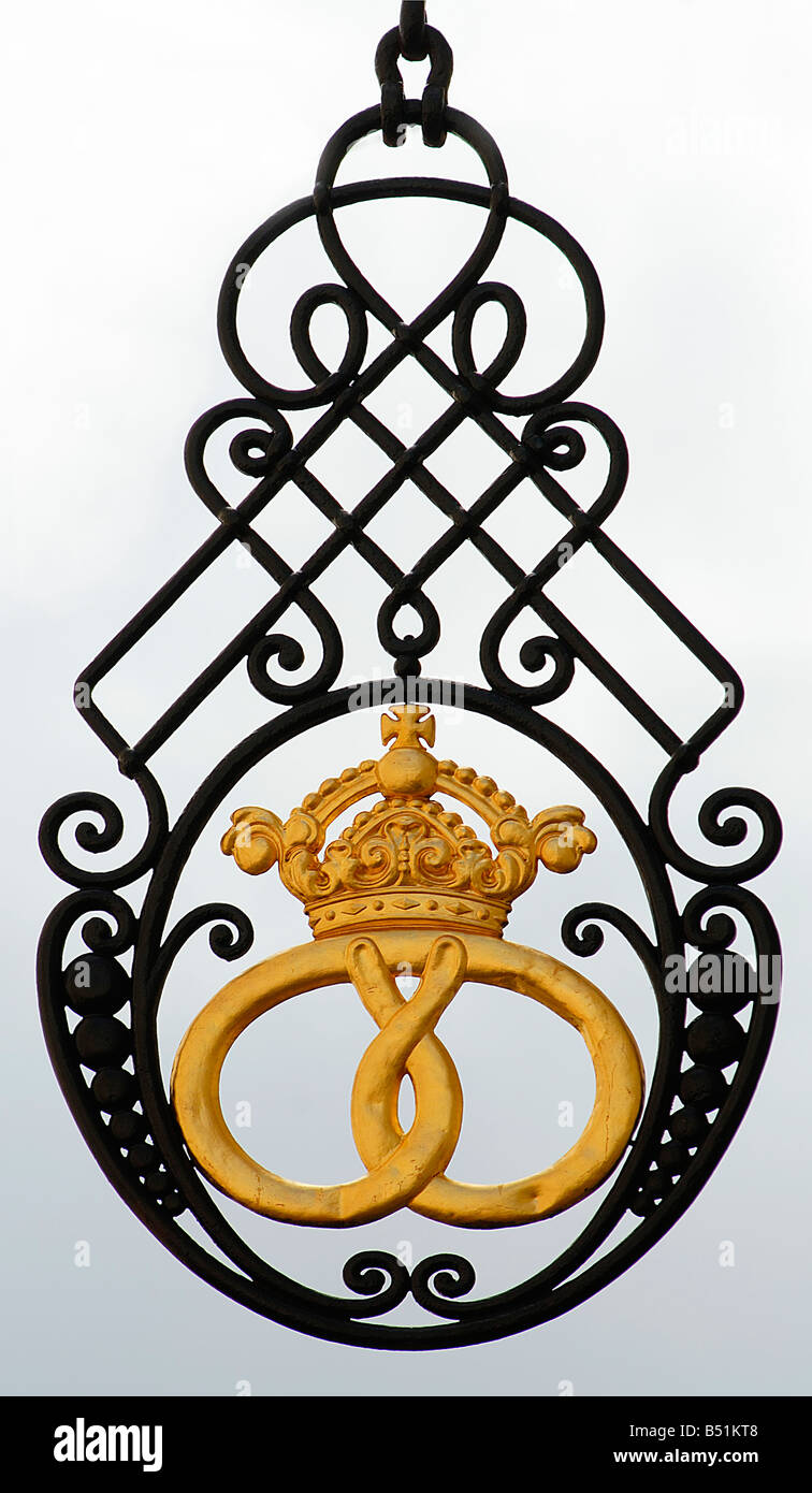 Detail Traditional Iron work Shop Sign Stock Photo - Alamy