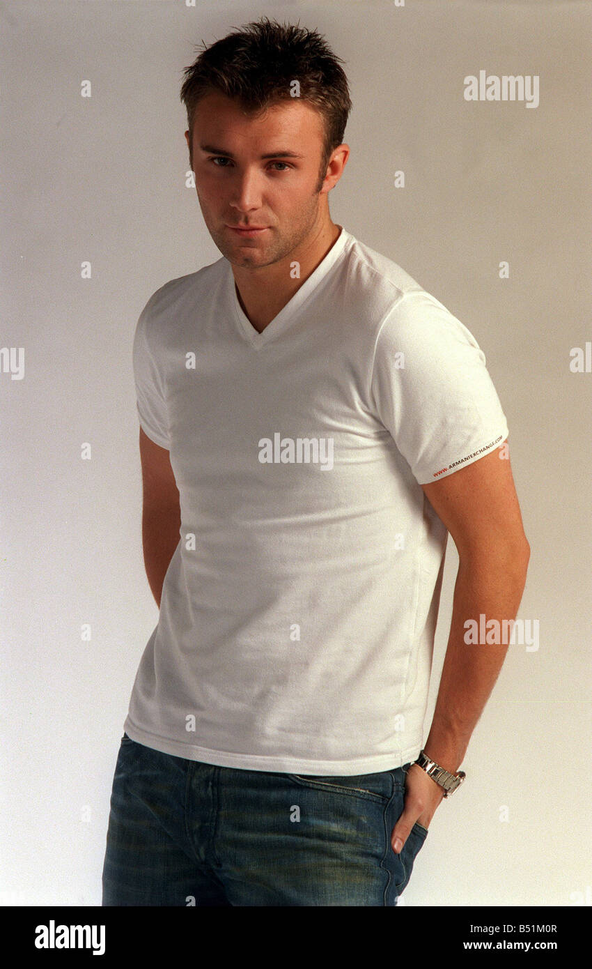Singer and entertainer Jonathan Wilkes February 2001 and lifelong ...