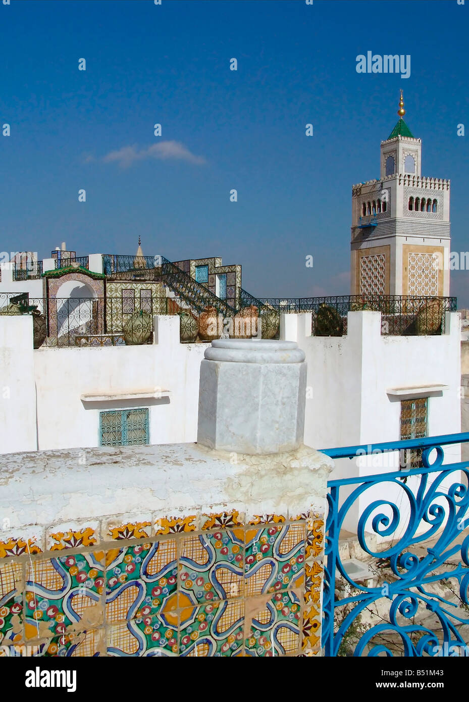 Roof Top of a Traditional Arabian House Stock Photo - Alamy
