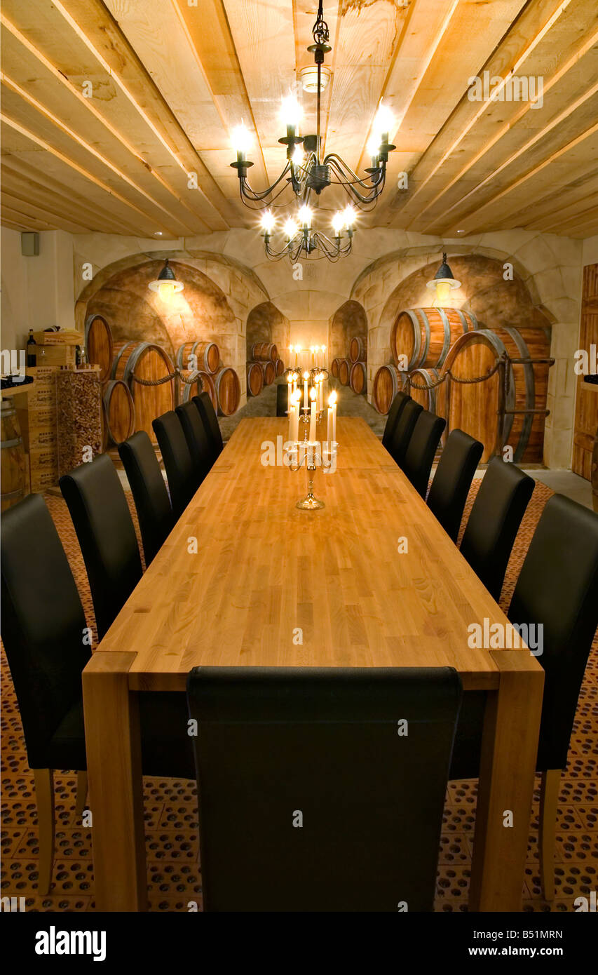 exclusive Wine Gallery in a Hotel Stock Photo - Alamy