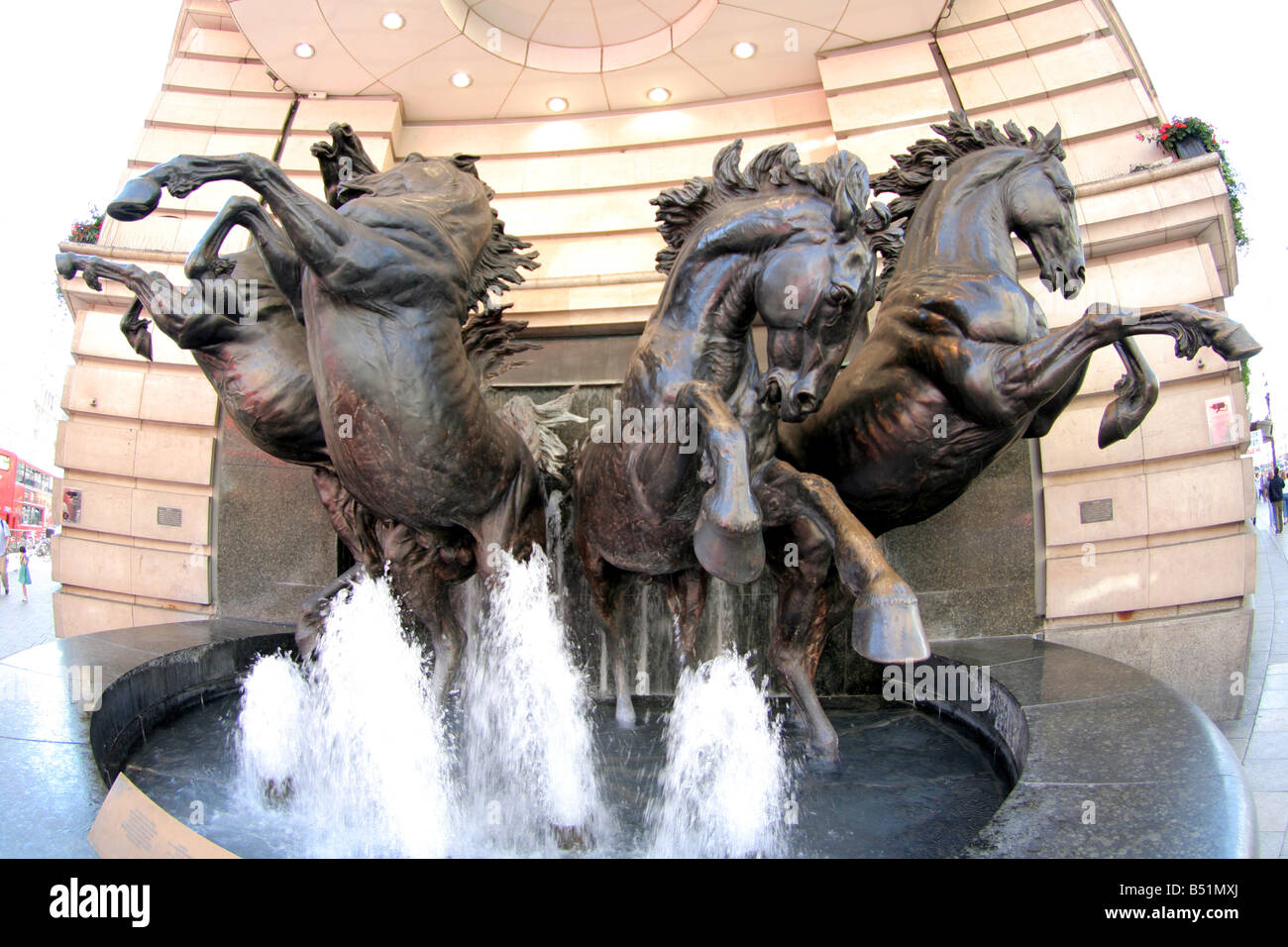 The Four Bronze Horses of Helios Haymarket Piccadilly Circus Central ...