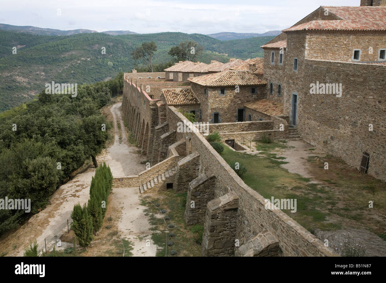 Monastere de la Verne South of France Sept 2008 Stock Photo - Alamy