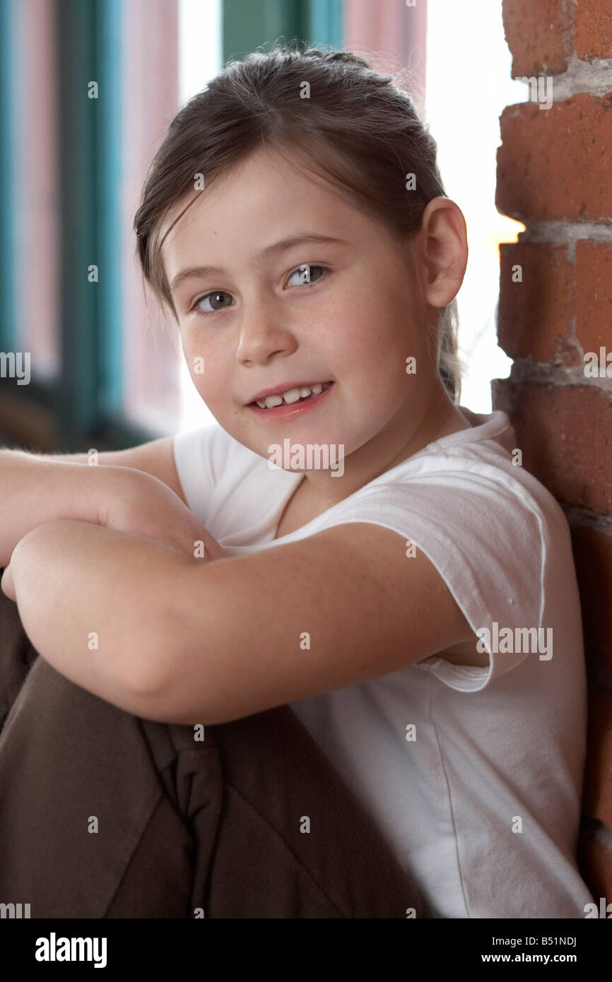 Portrait of Girl Stock Photo - Alamy