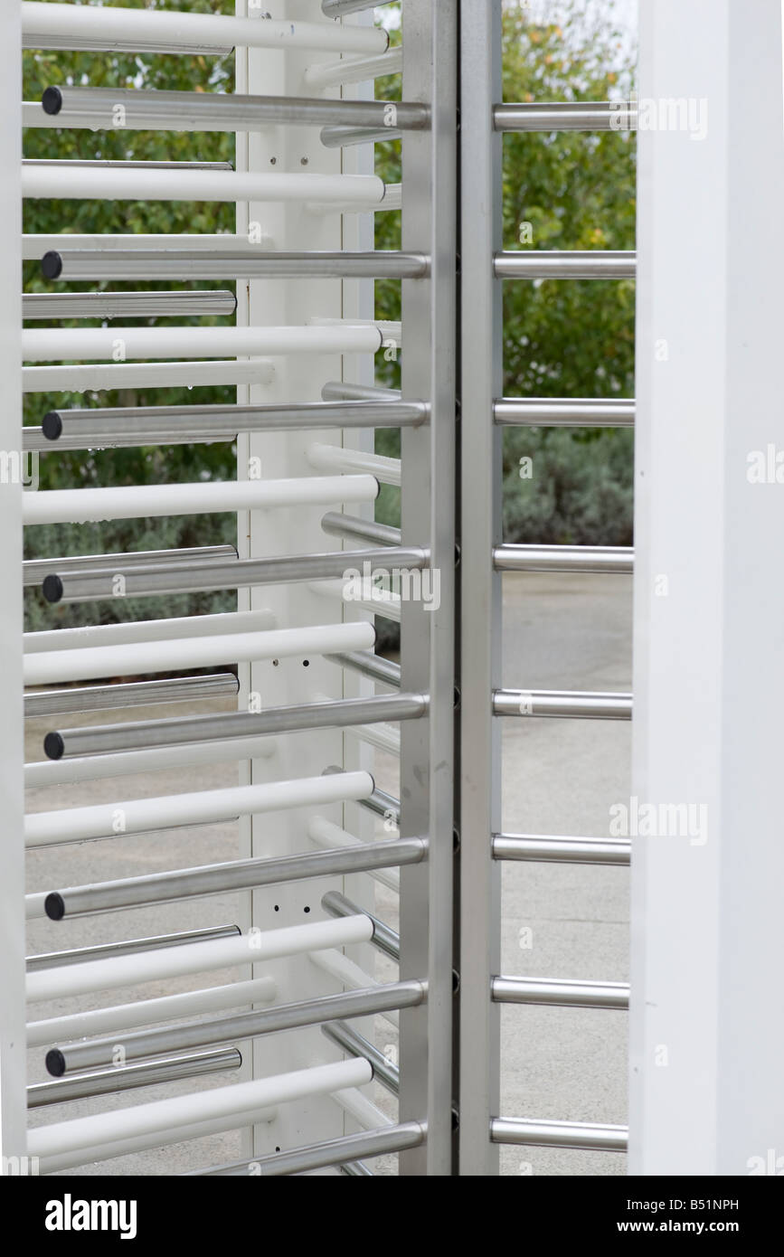 Turnstile at the entrance Stock Photo - Alamy