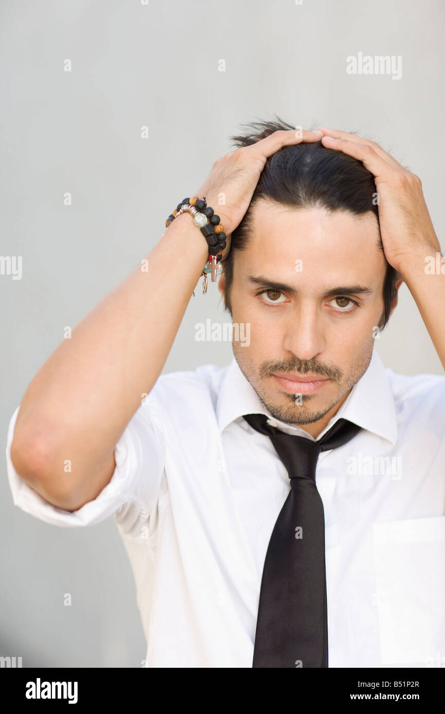 White patch on back of head hi-res stock photography and images - Alamy