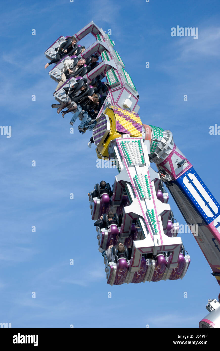 Spinning carnival ride hi-res stock photography and images - Alamy