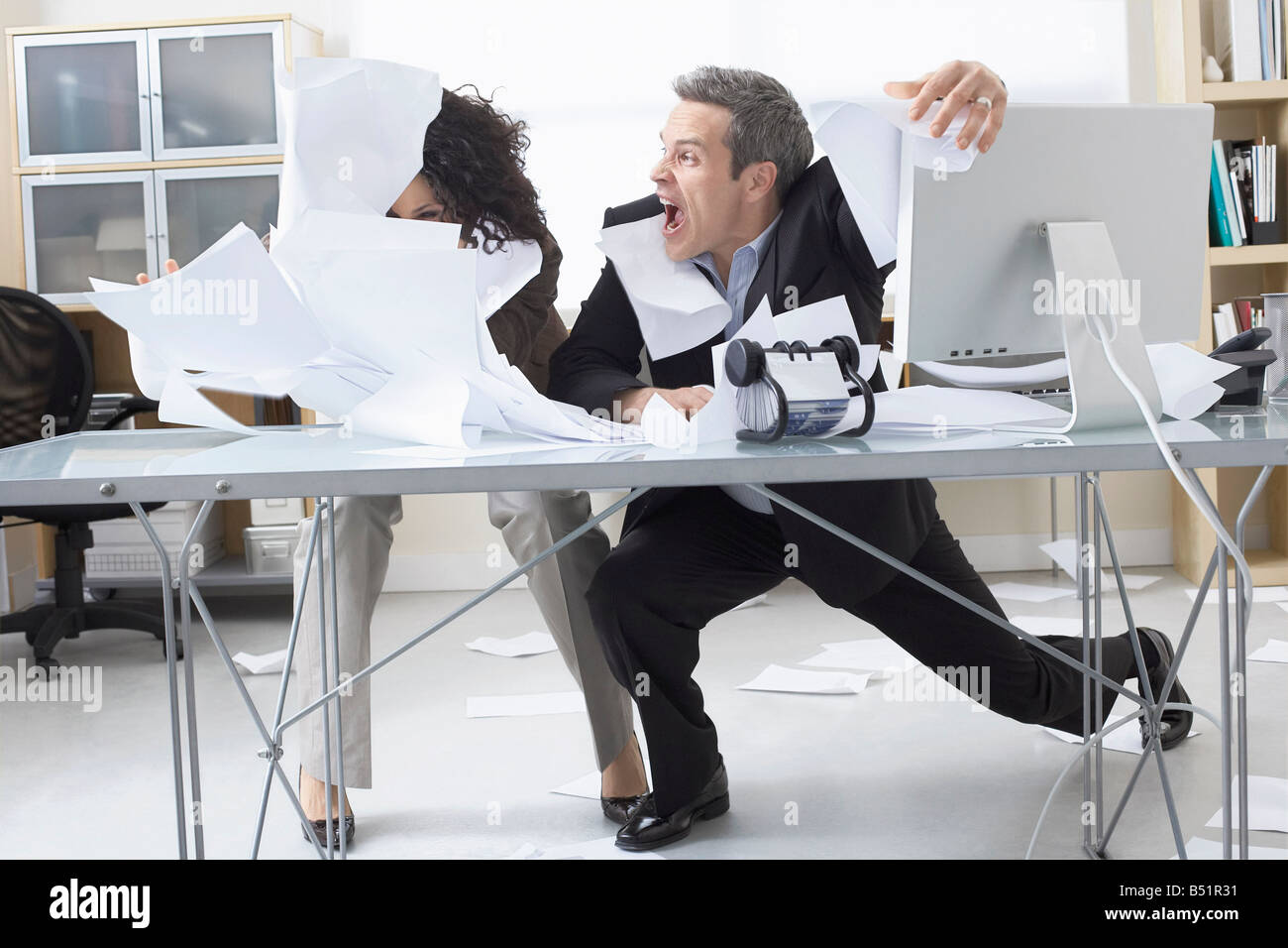 Bend over the desk hi-res stock photography and images - Alamy