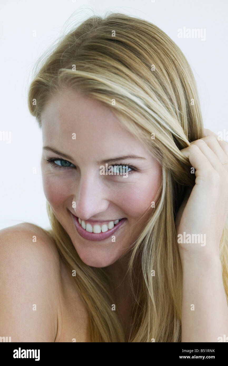Women Portrait Grin Women Model High Resolution Stock Photography and ...