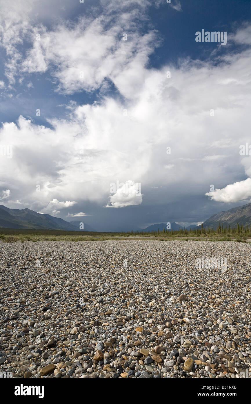 Stone Beach, Bonnet Plume River, Yukon, Canada Stock Photo - Alamy
