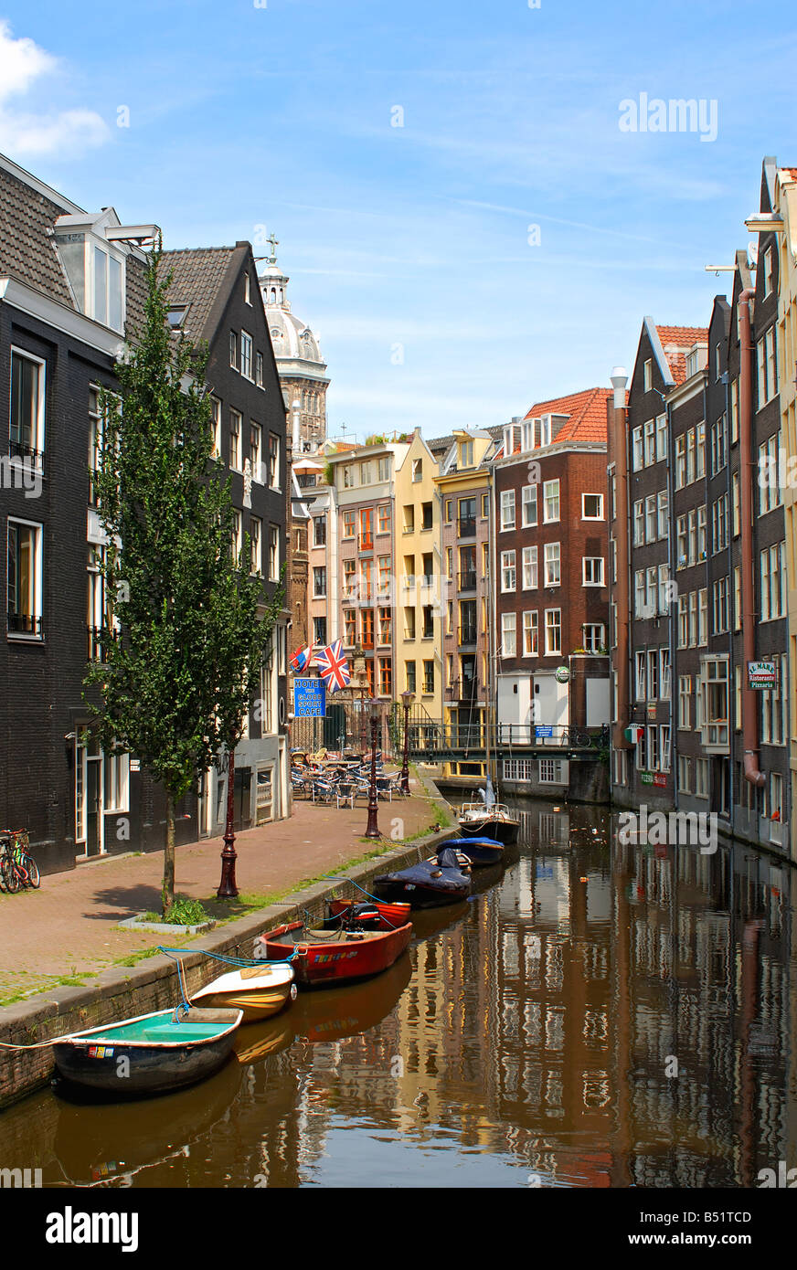 Small Boats in Amsterdam Stock Photo - Alamy