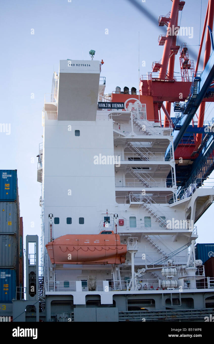 Container cargo ship Hanjin Vienna Stock Photo - Alamy Container cargo ship Hanjin Vienna Stock Photo - Alamy