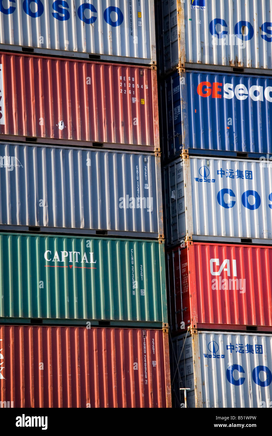 Container harbours hi-res stock photography and images - Alamy