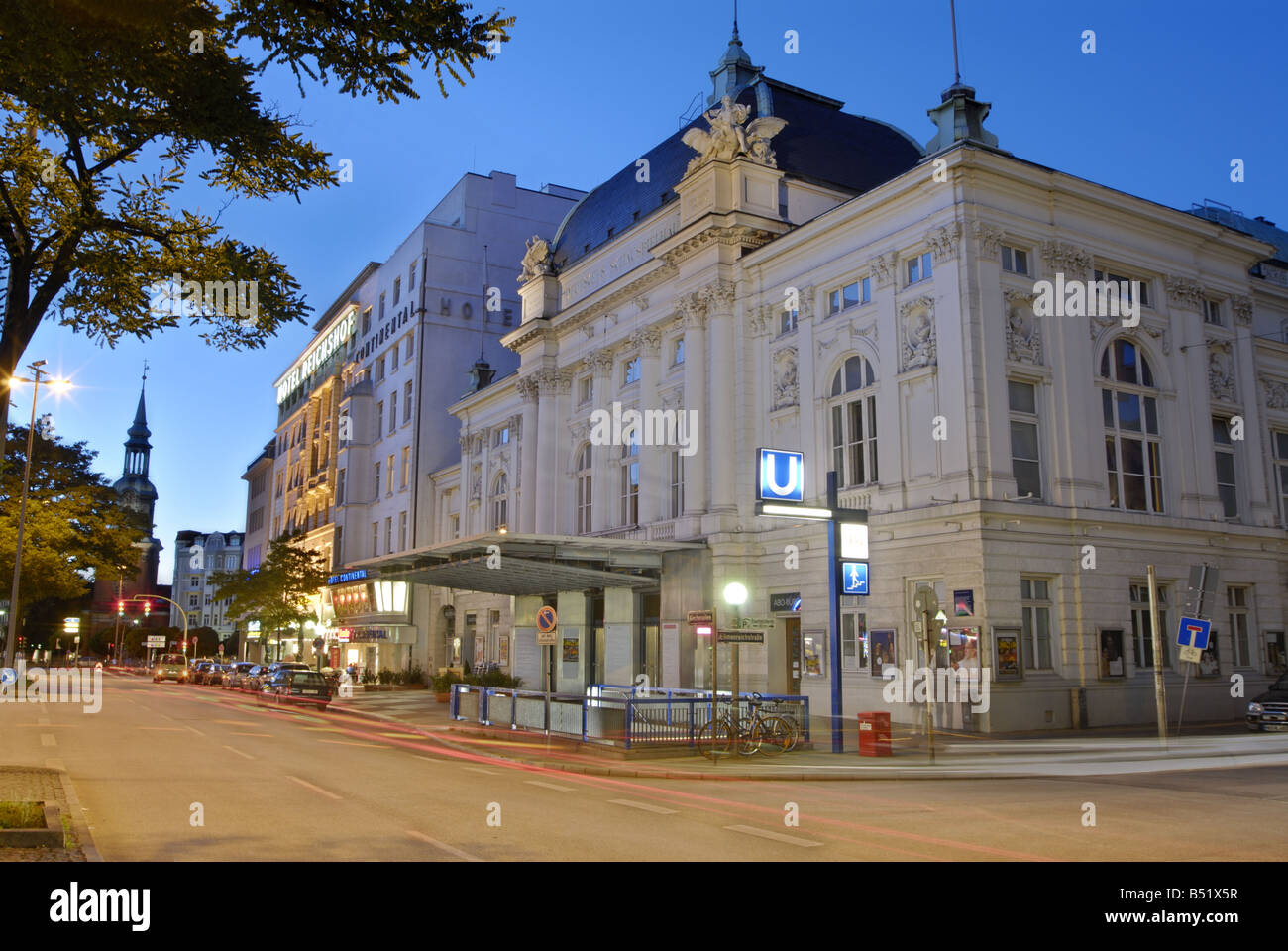 German actor's house in Hamburg Stock Photo - Alamy