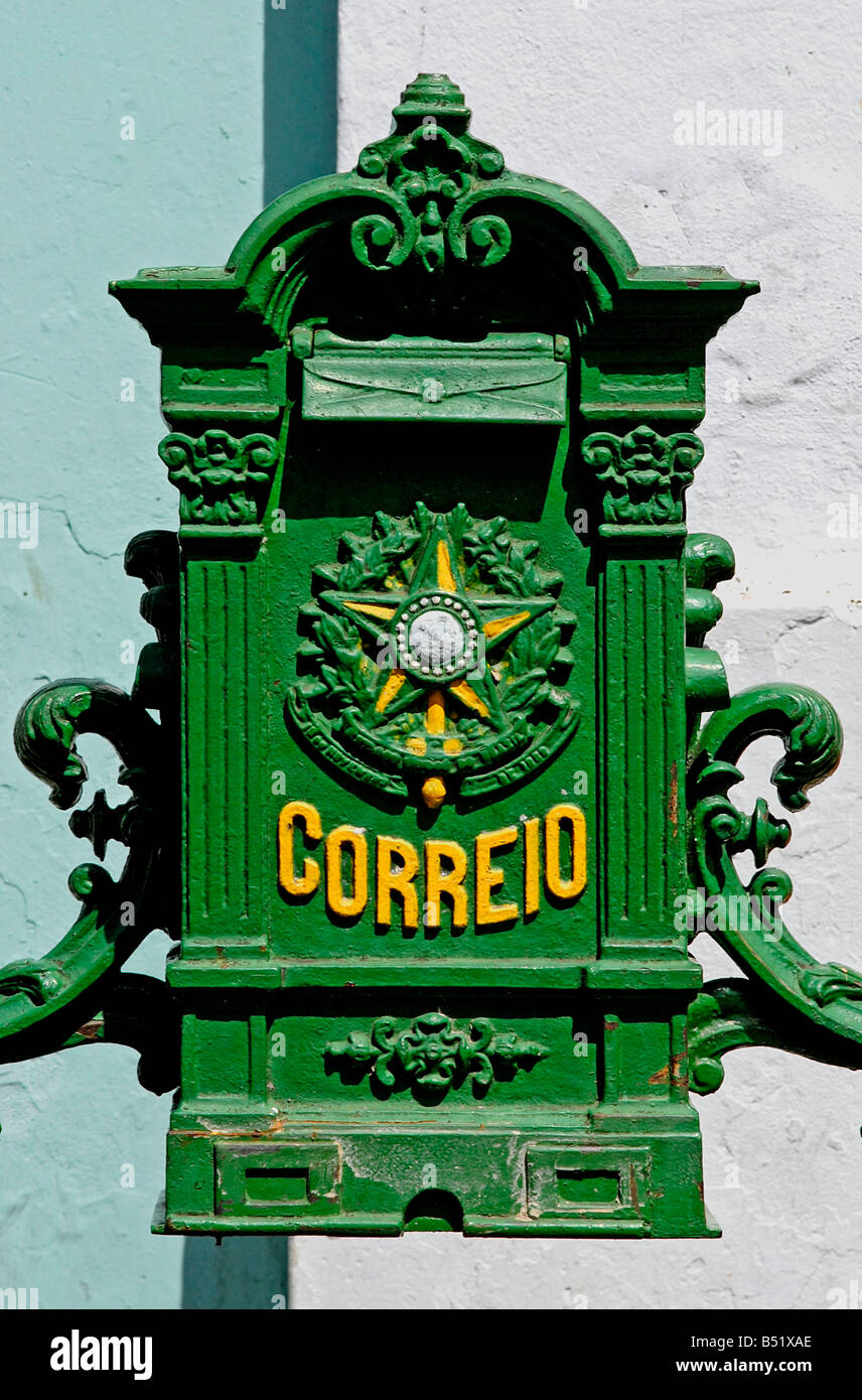 Historical Letterbox in Brazil Stock Photo - Alamy