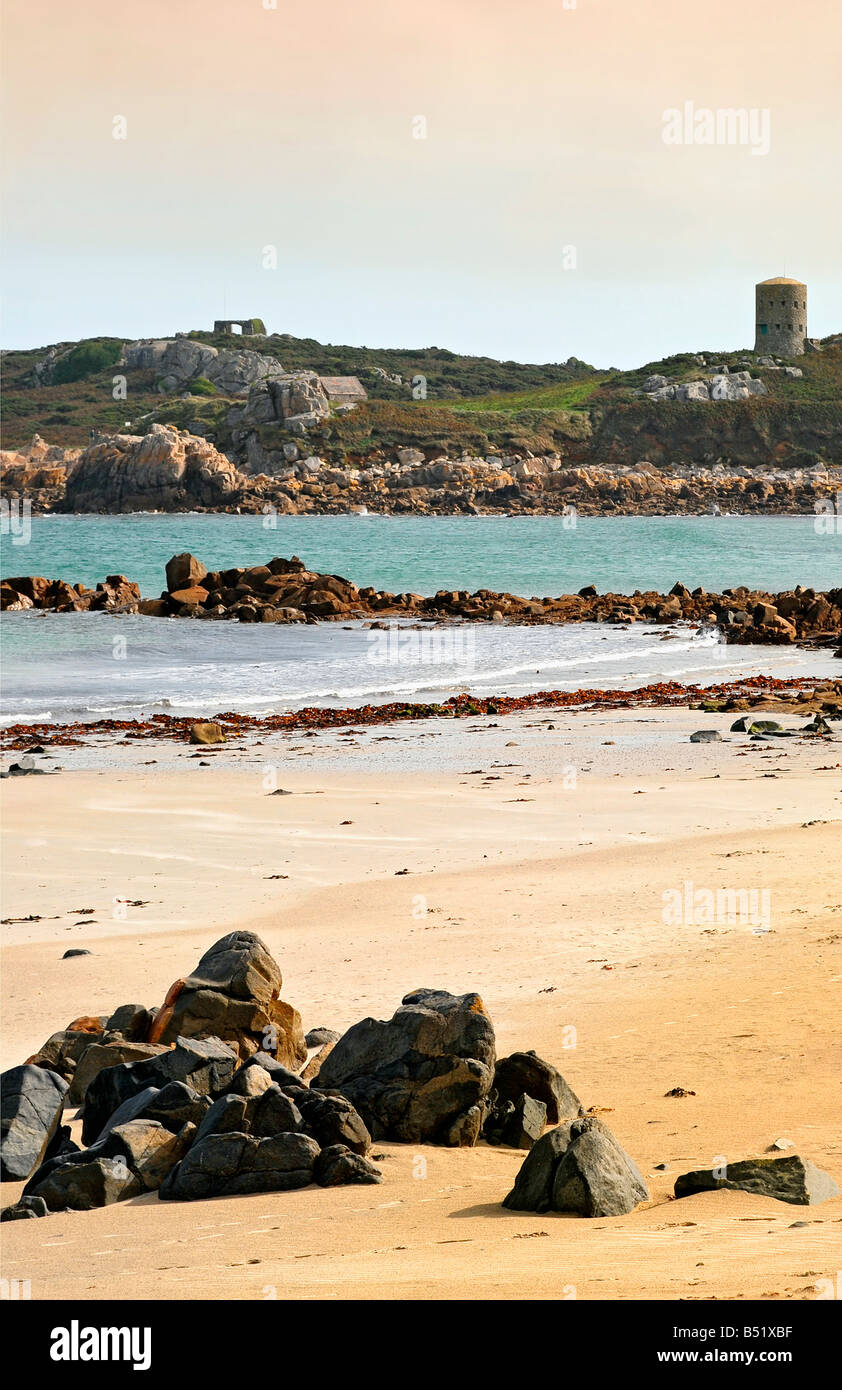 Scenic Coastline of Guernsey Stock Photo - Alamy