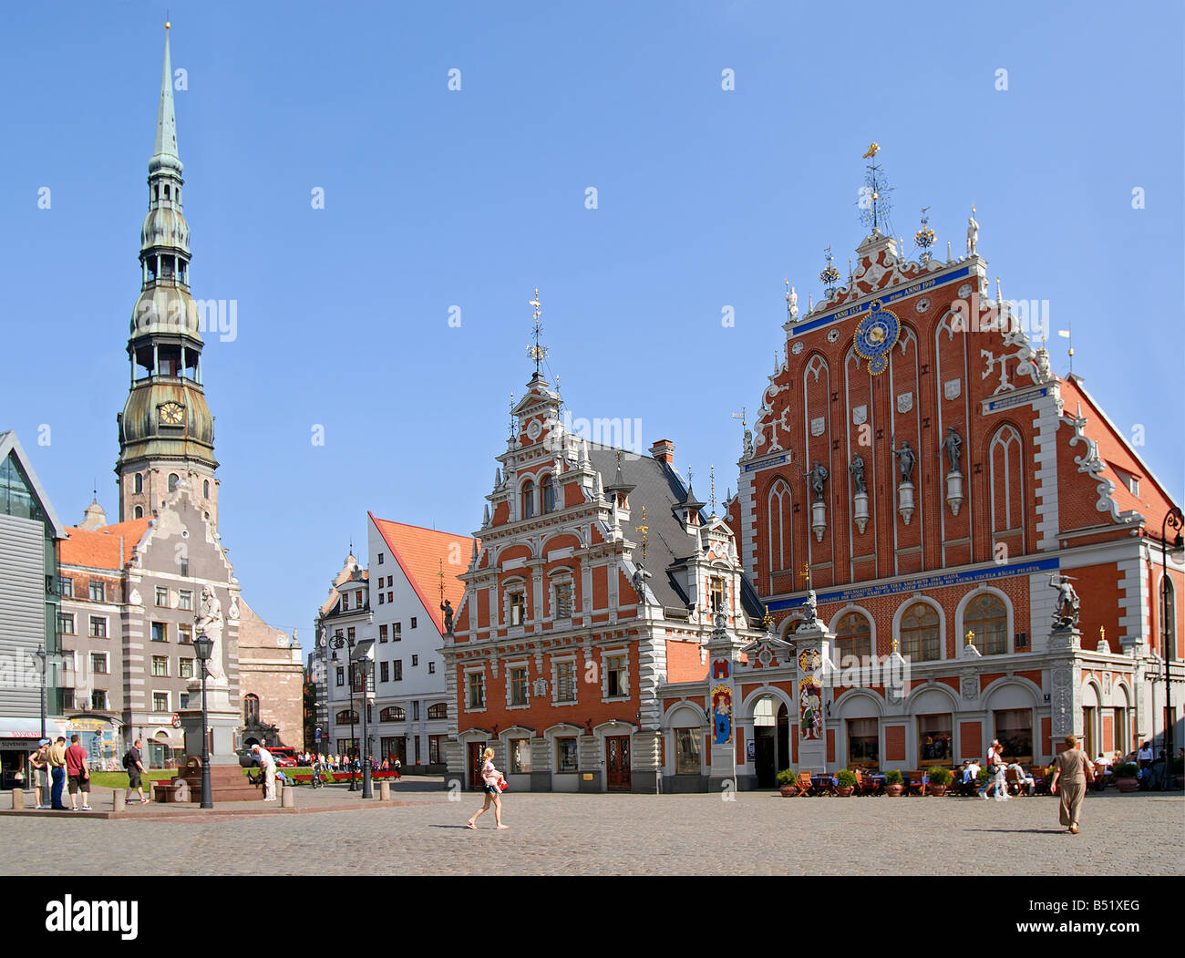 Historical Old Town of Riga Stock Photo - Alamy