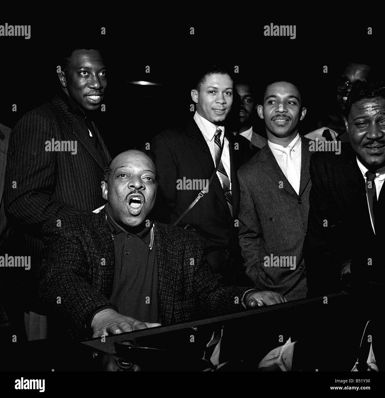 Count Basie Jazz Pianist Apr 1957 a photocall at the Royal festival ...