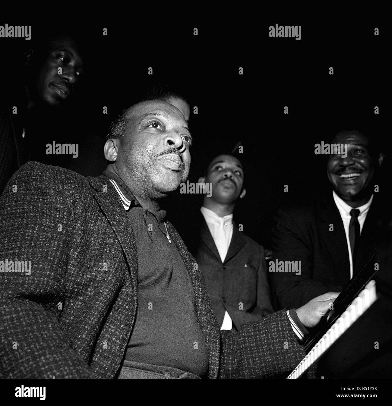 Count Basie Jazz Pianist Apr 1957 a photocall at the Royal festival ...
