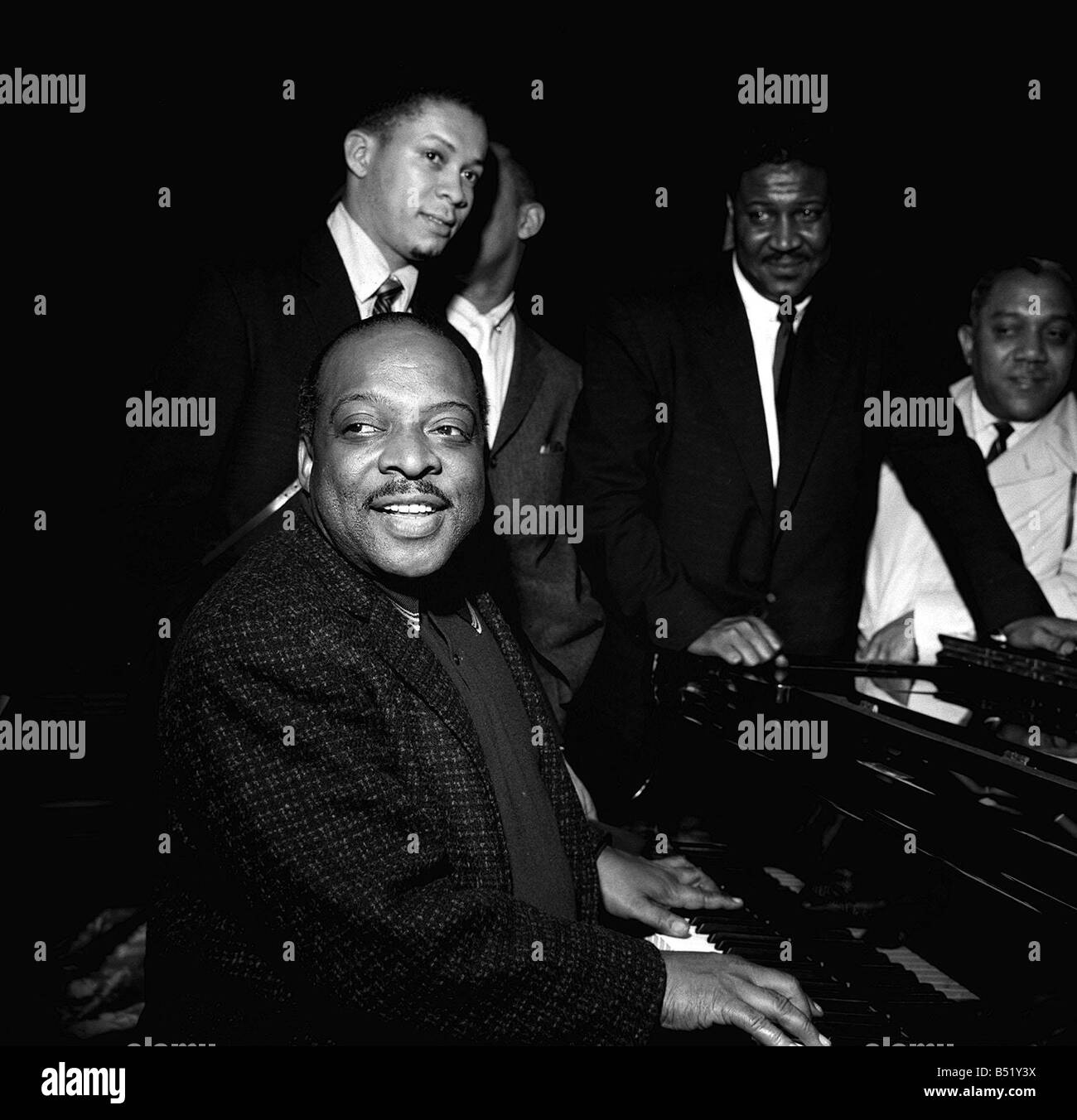 Count Basie Jazz Pianist Apr 1957 a photocall at the Royal festival ...