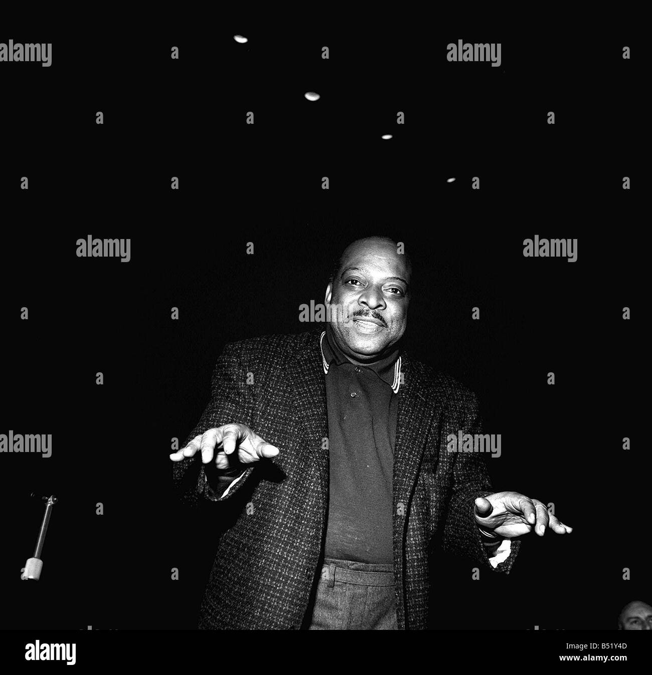 Count Basie Jazz Pianist Apr 1957 a photocall at the Royal festival ...