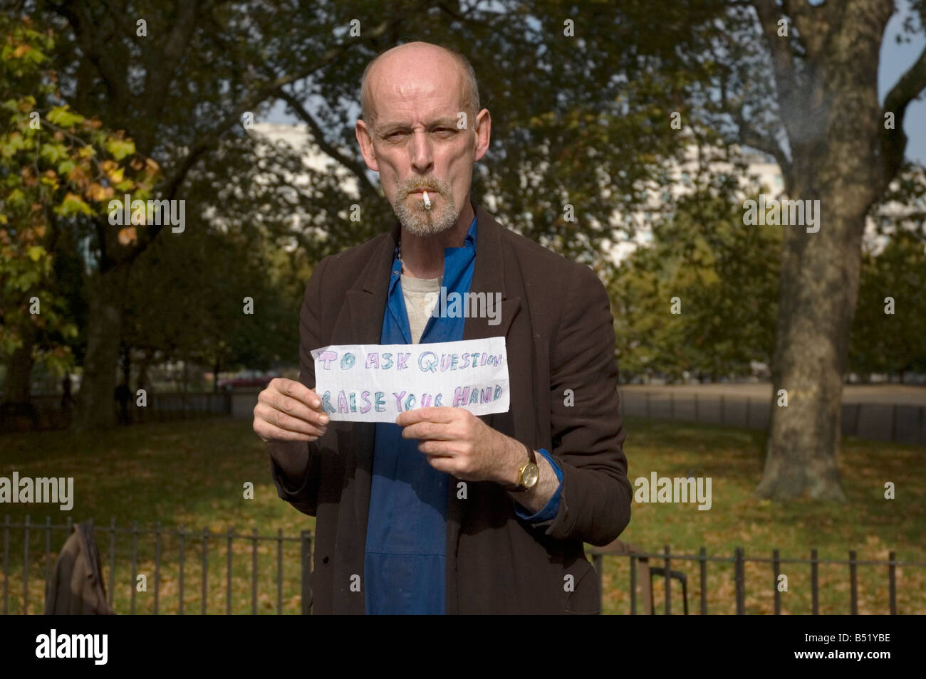 Ken Robson at Speakers Corner, London Stock Photo - Alamy