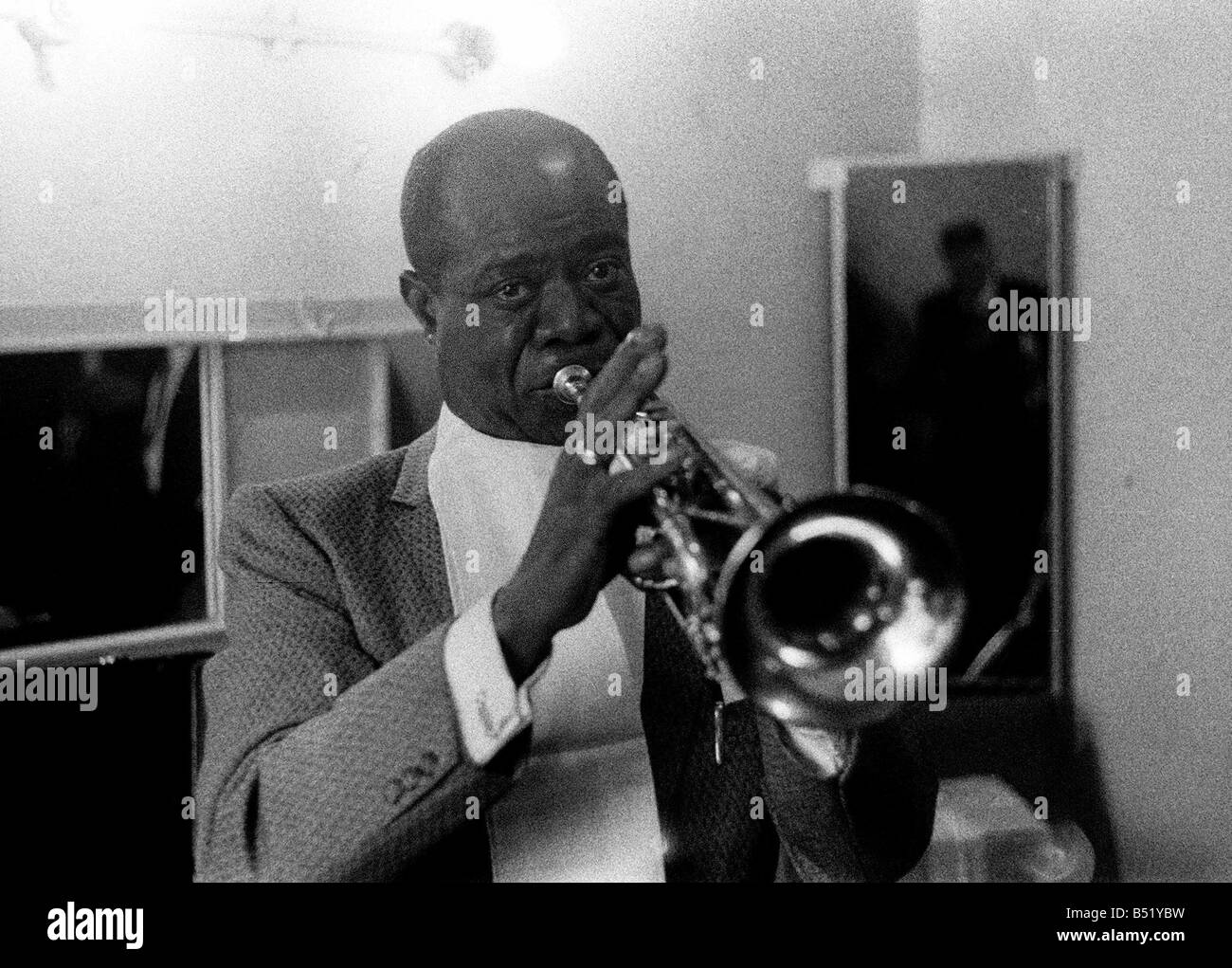 Louis Armstrong Jazz Musician May 1956 during his first concert in ...