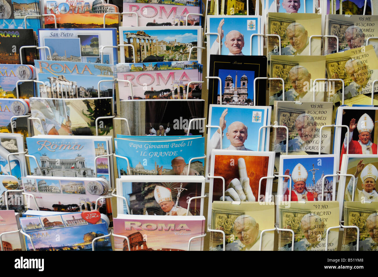 Postcards at the Vatican Stock Photo - Alamy