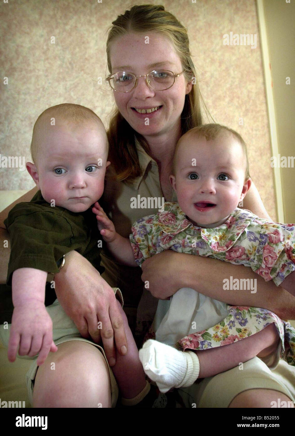 MIRACLE TWINS May 2001 SANDRA BEVERIDGE AND HER SON EDWARD BEVERIDGE ...