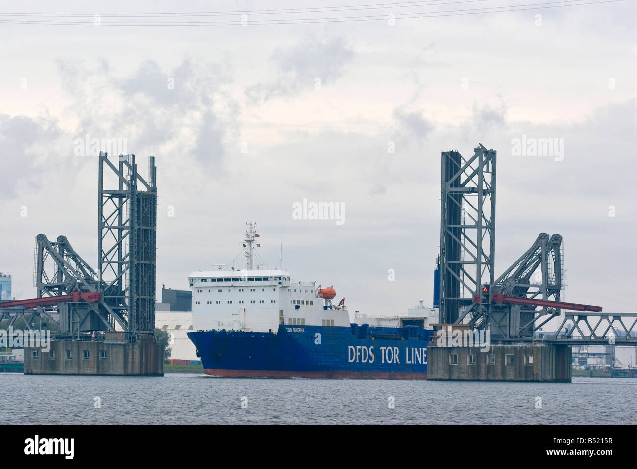 Port in Antwerp, Belgium Stock Photo - Alamy