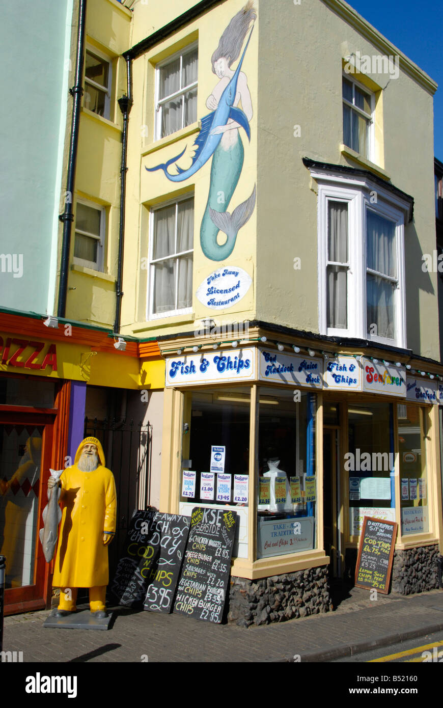 Traditional seaside fish chip shop hi-res stock photography and images ...