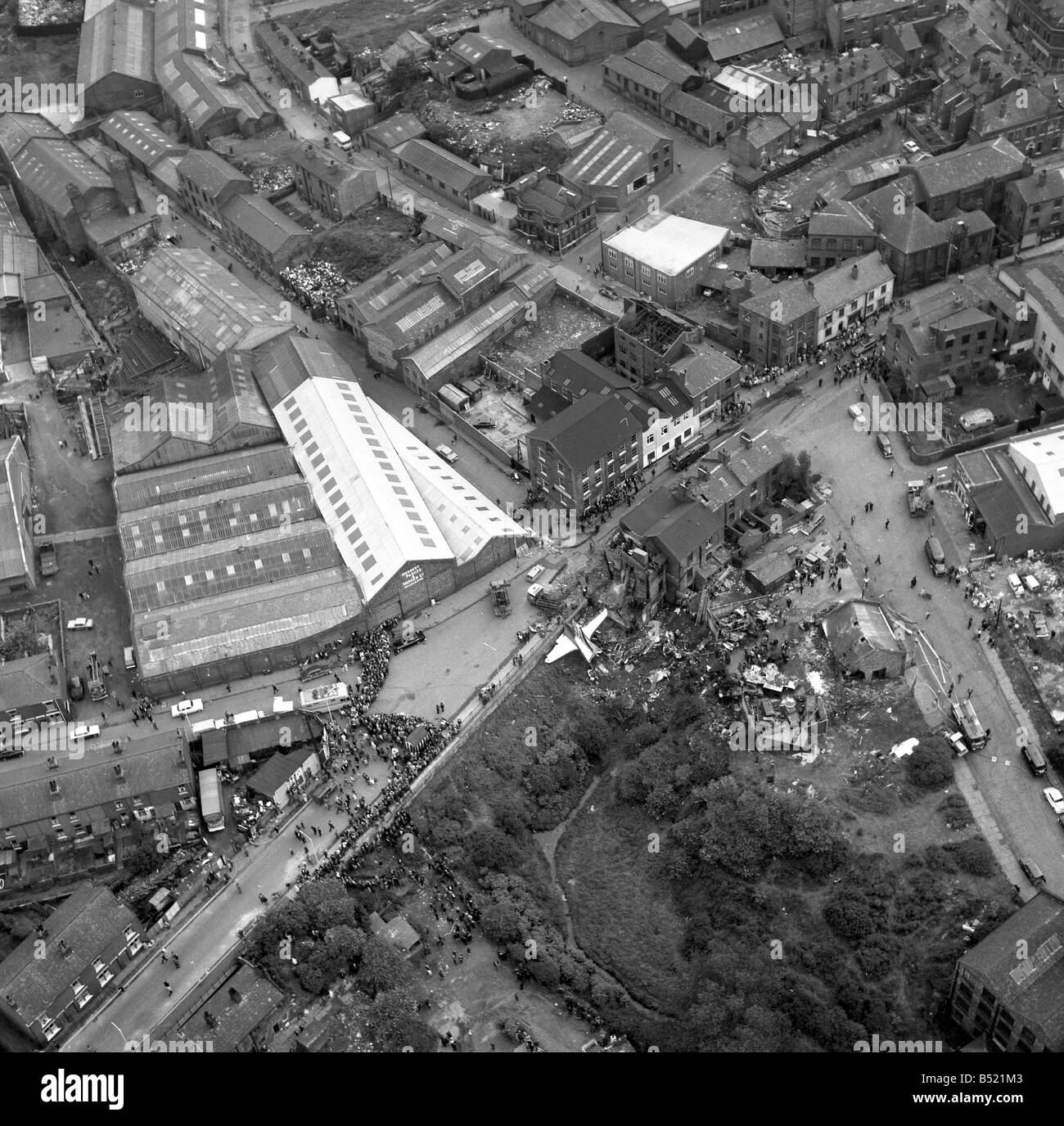 The Stockport air disaster June 1967 72 passengers and crew Stock Photo ...