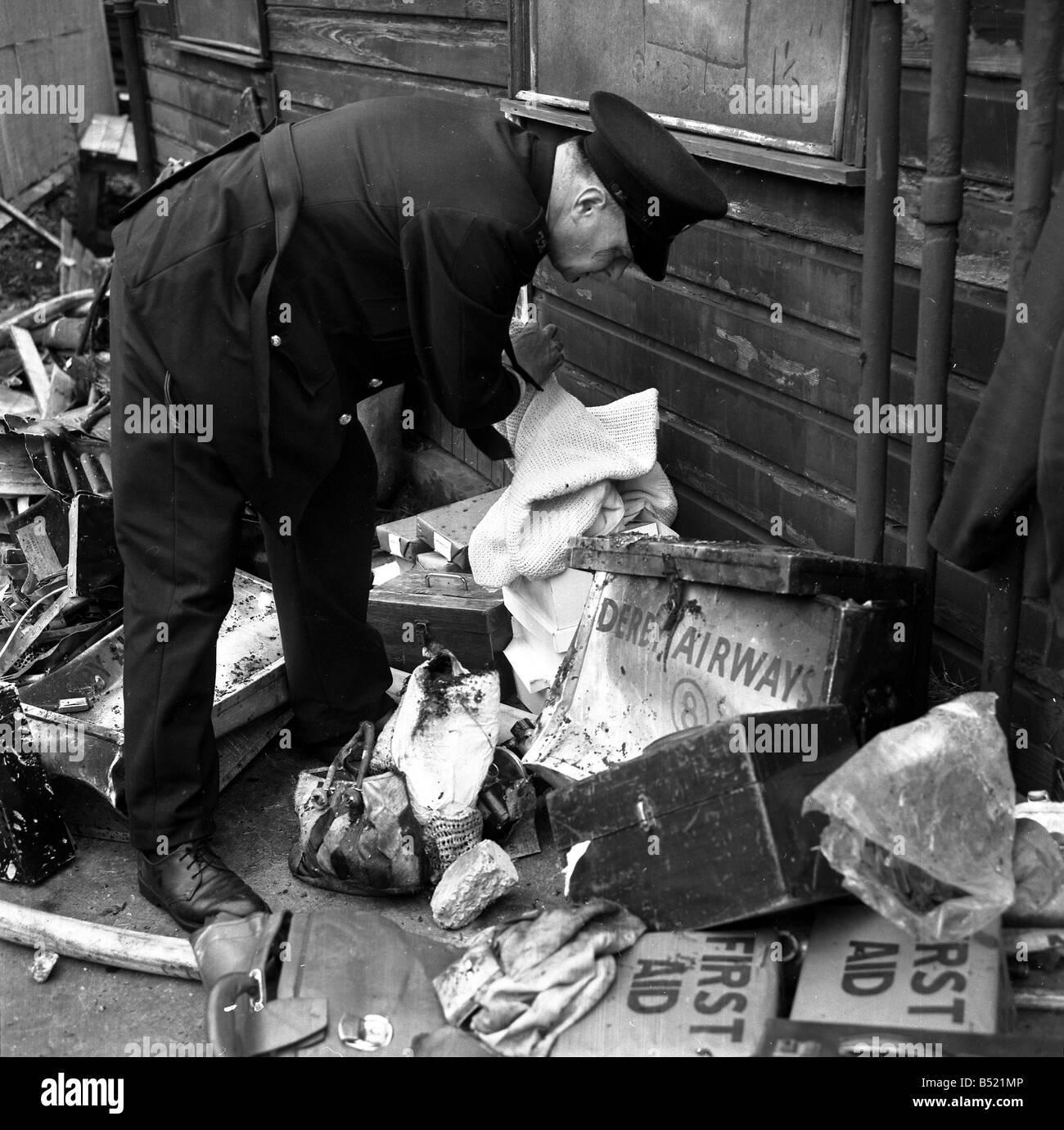 The Stockport air disaster June 1967 72 passengers and crew were killed ...
